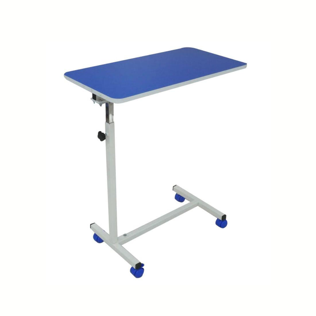 Shop Overbed Food Table with Height Adjustable & Wheels